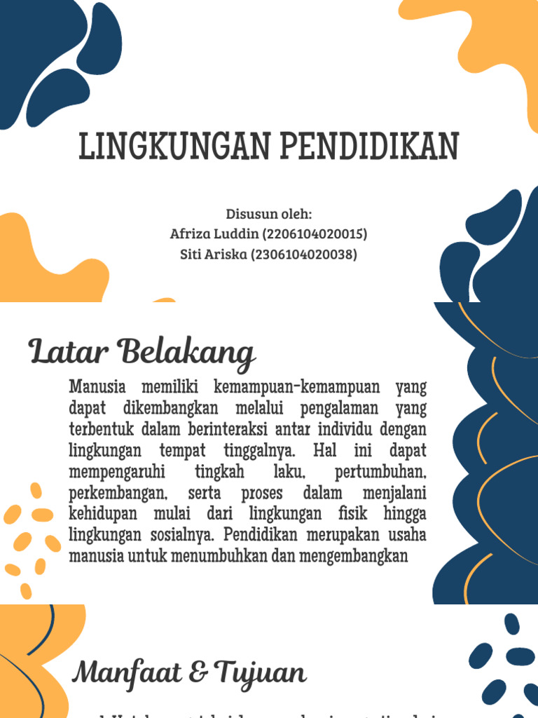 Lingkungan Pendidikan | PDF