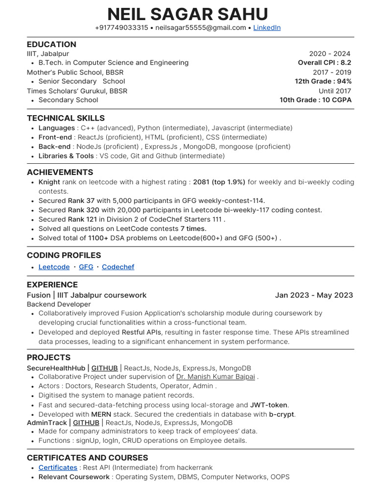 Neil Sagar Sahu | PDF | Computer Programming | Computers Neil Sagar Sahu | PDF | Computer Programming | Computers