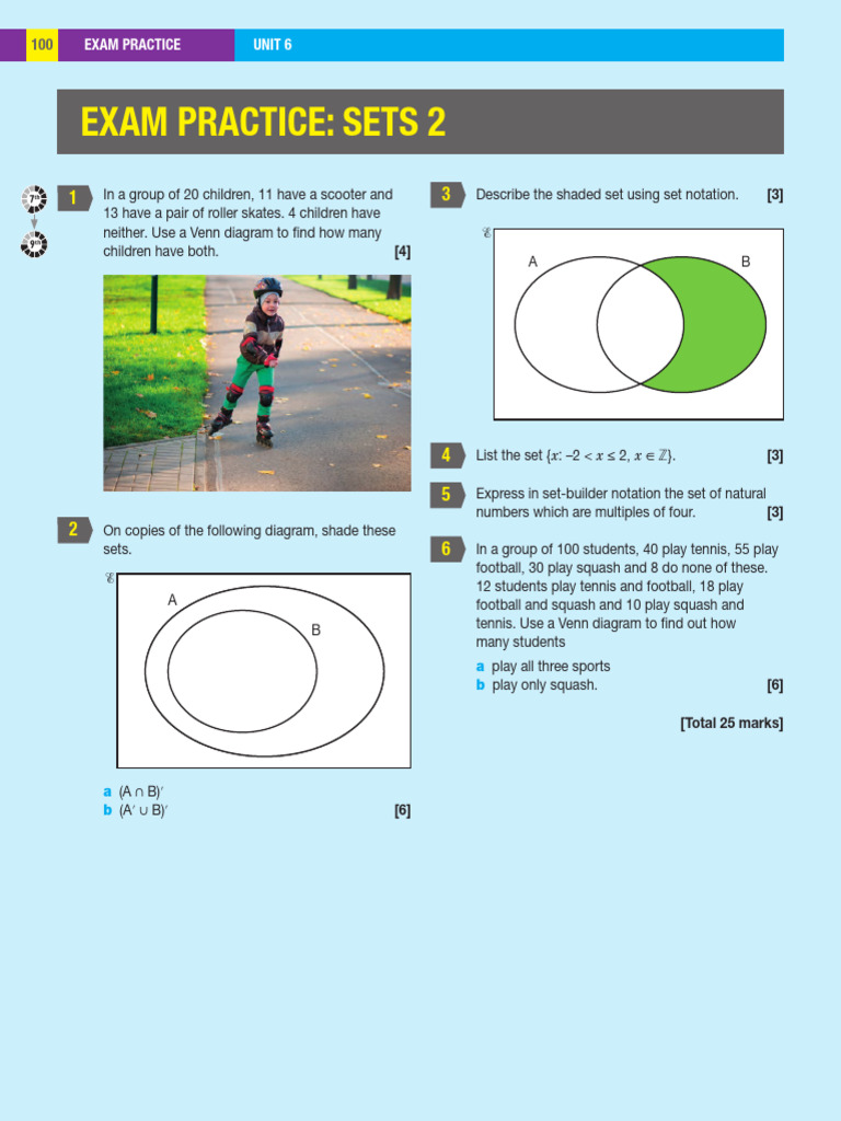 Exam Practice Set Year 11 | PDF