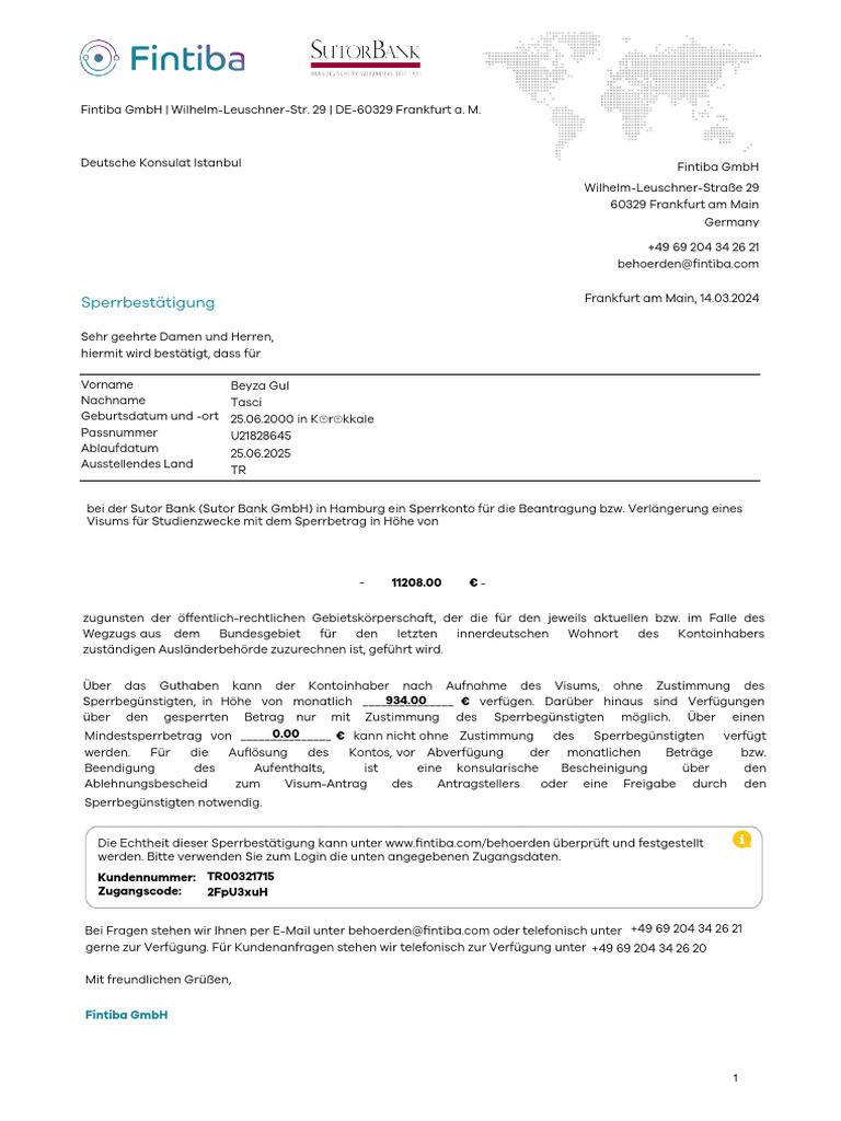 Blocking Confirmation | PDF