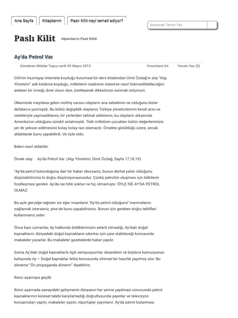 Ayda Petrol Var | PDF