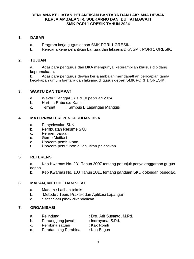 Proposal Dka New | PDF