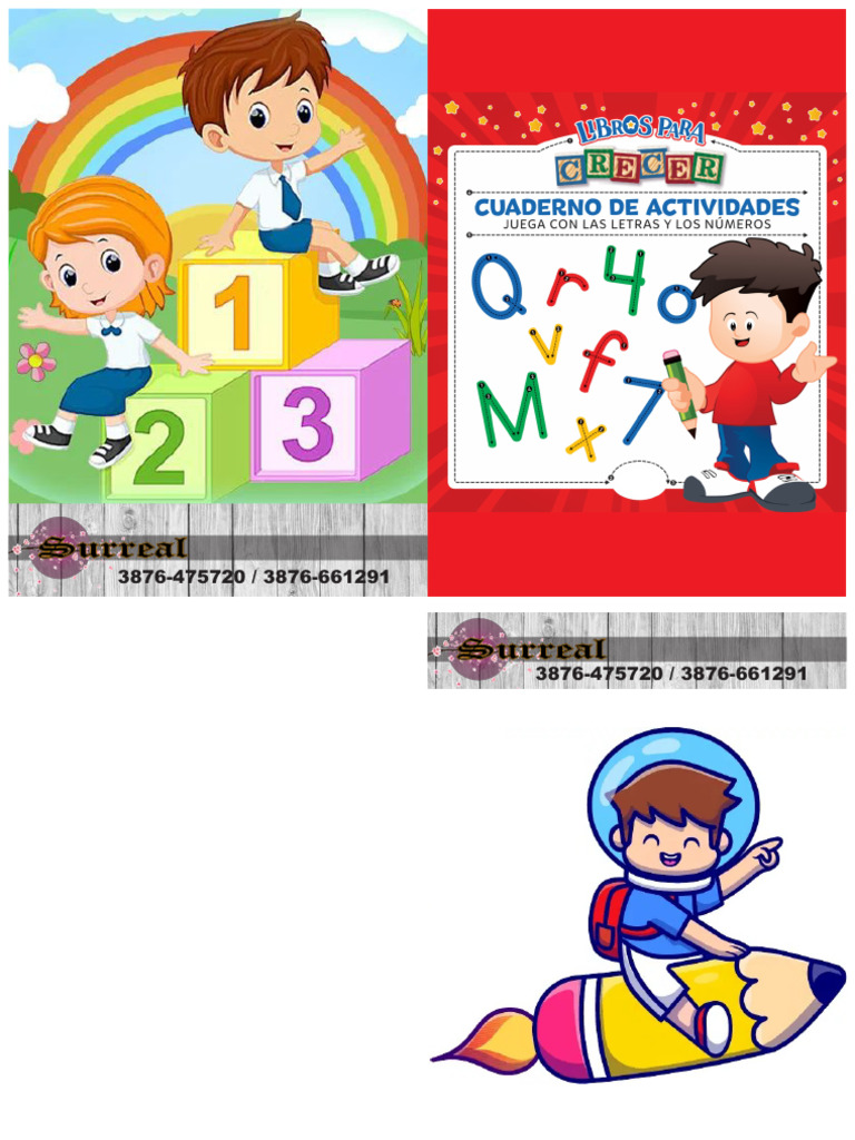 Motricidad Letras y Numeros 2 | PDF