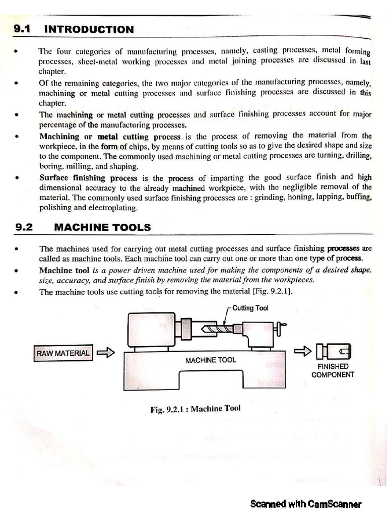 Machining Processes - Compressed - Compressed | PDF