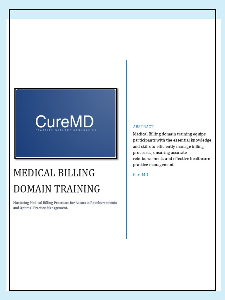 Medical Billing Course | PDF