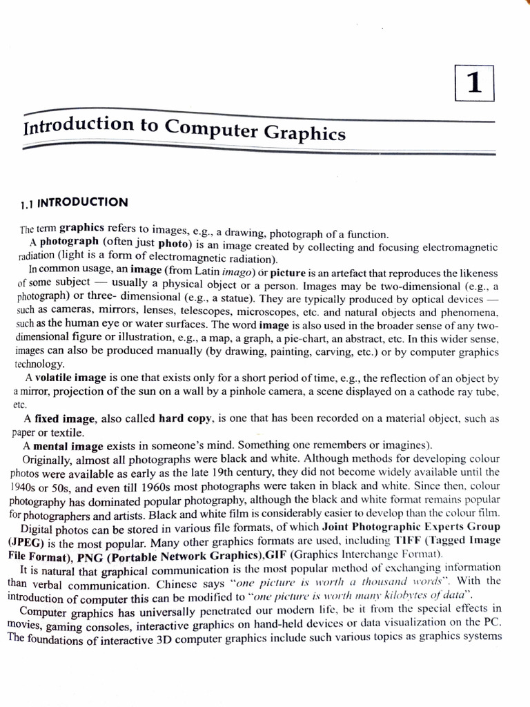 Computer Graphics PK | PDF