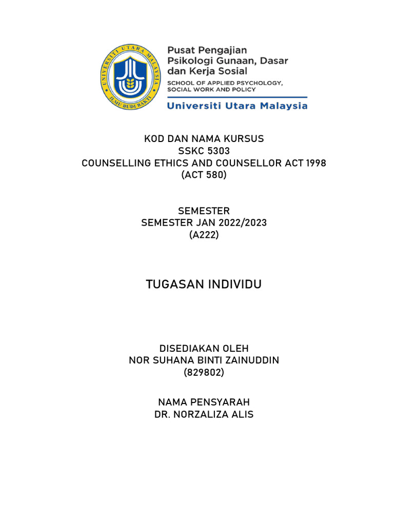 Kajian Kes. Kaunseling Di Ipt | PDF