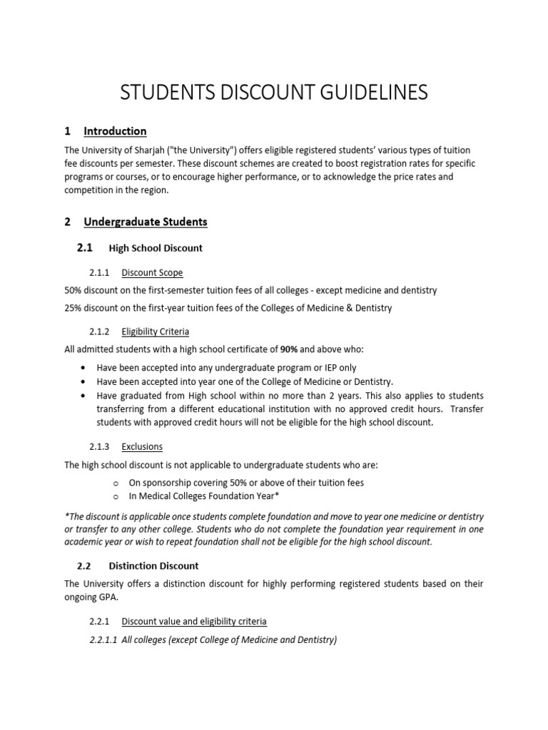 I Am Sharing 'Discount - Policy-Final - Version' With You | PDF