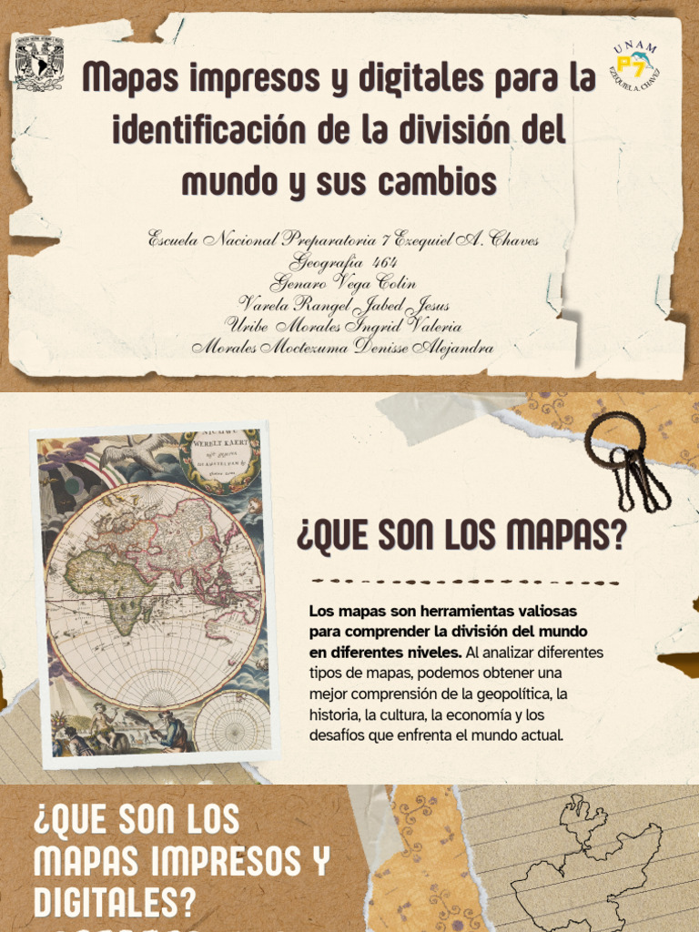 Mapas Impresos y Digitales | PDF