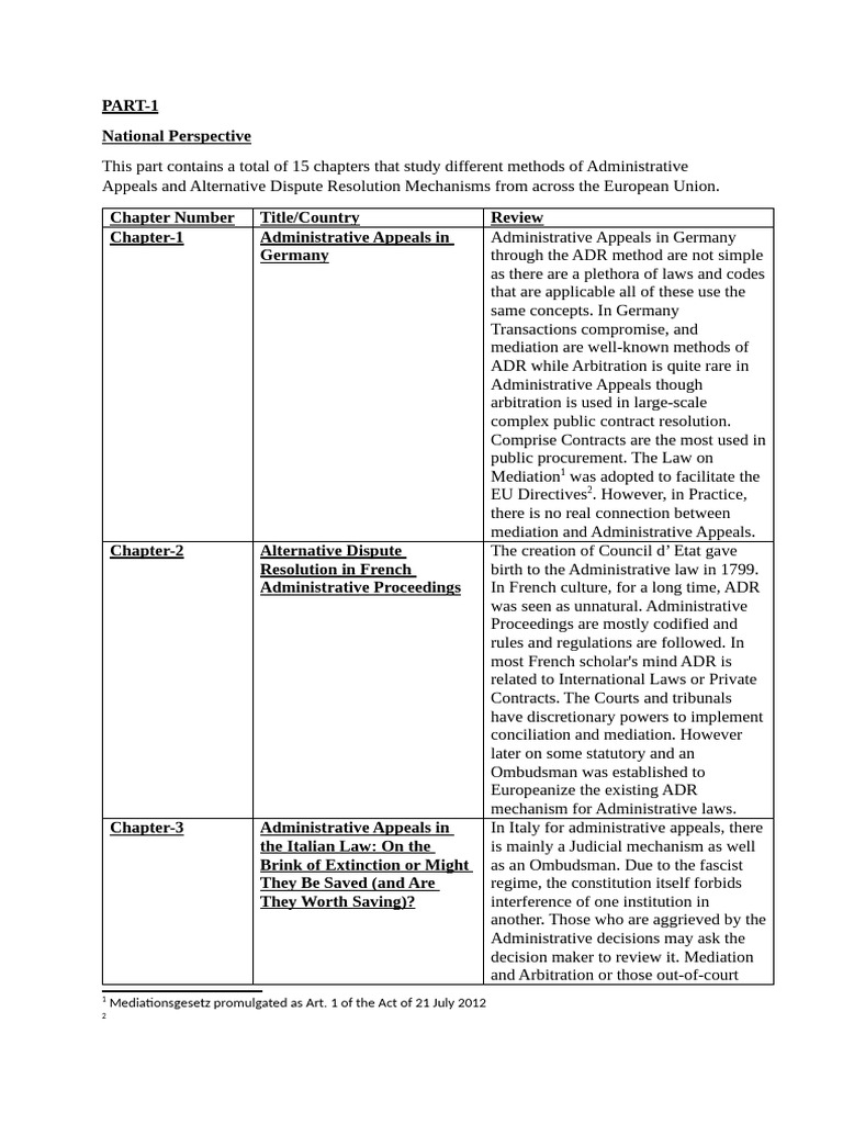 ADR Book Review. | PDF