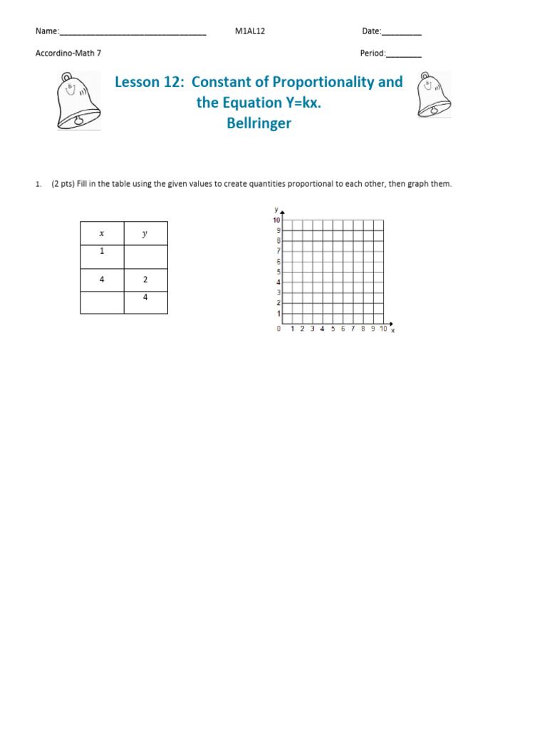 7.M1.AL12 Classwork | PDF