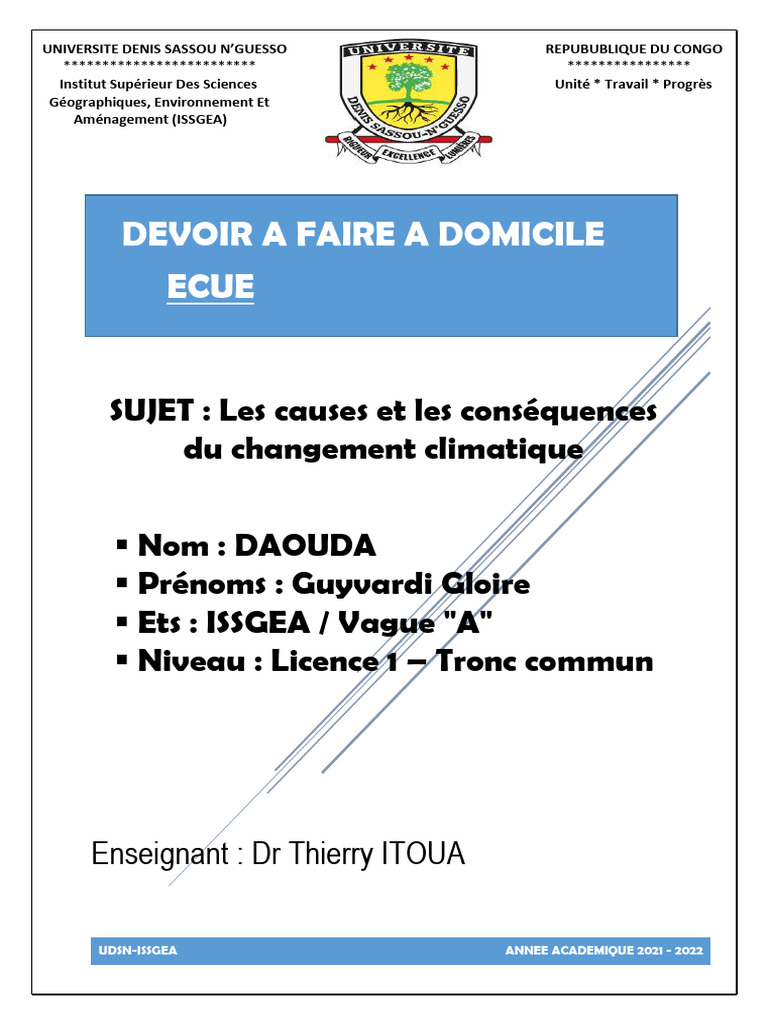 Daouda Devoir | PDF
