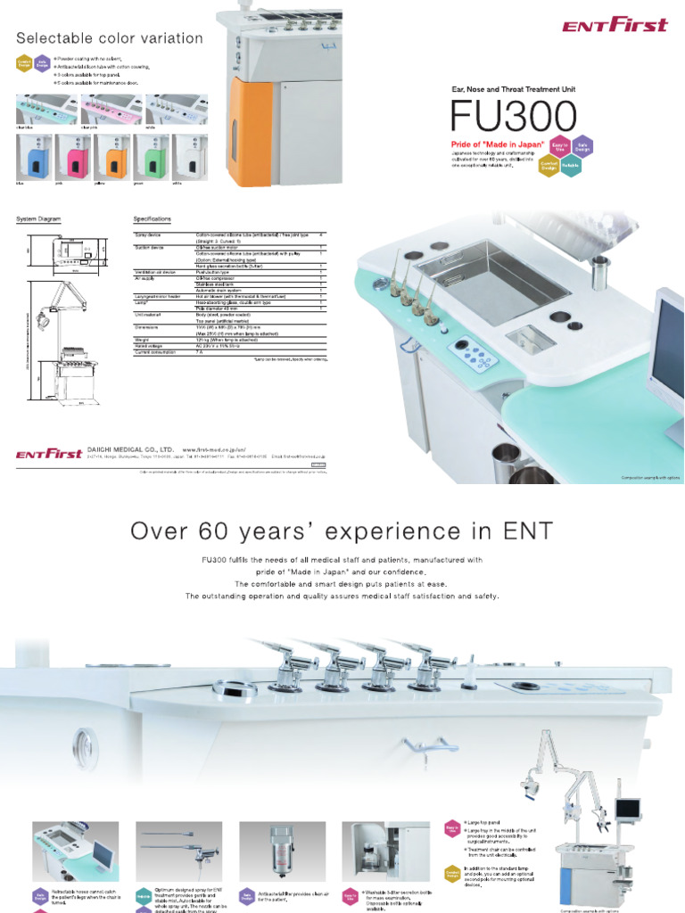 ENT Treatment Unit FU300 1 | PDF