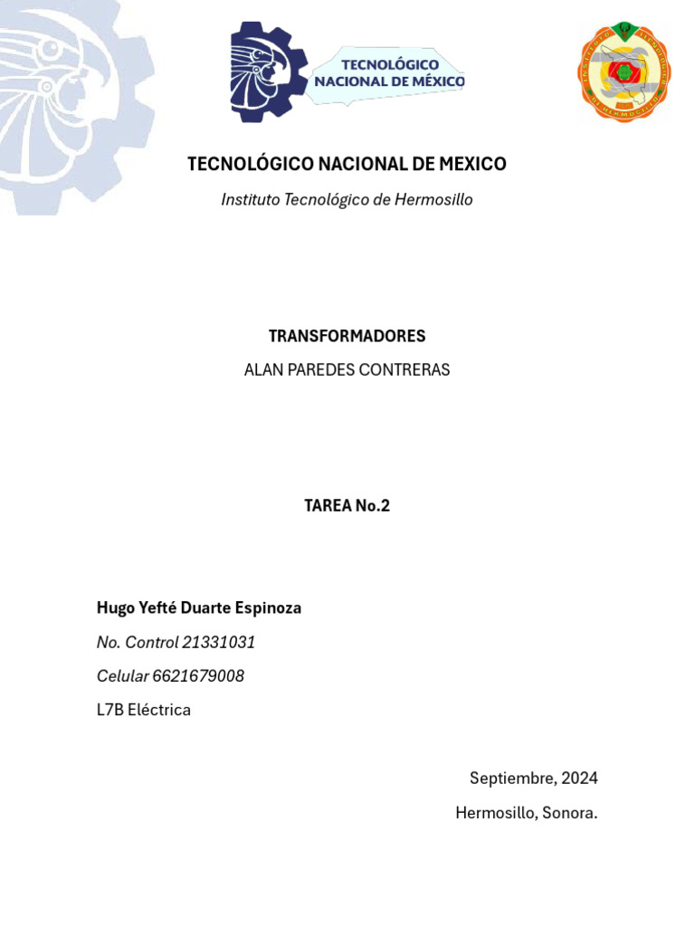 Tarea 2 Trafo | PDF