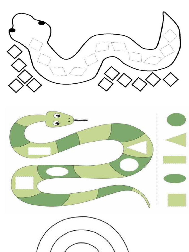 MANUALIDAD -SERPIENTE | PDF