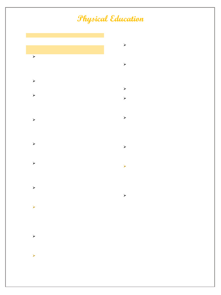 Pe Midterm Reviewer | PDF