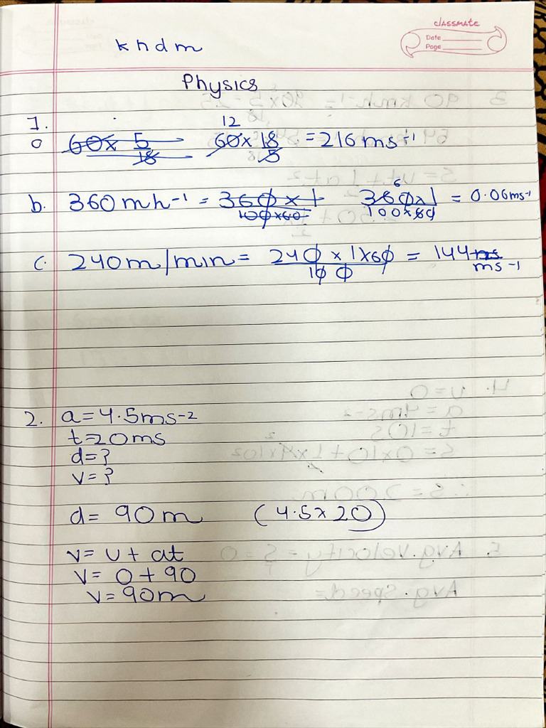 Aditya Patel 9d jns physics hw | PDF