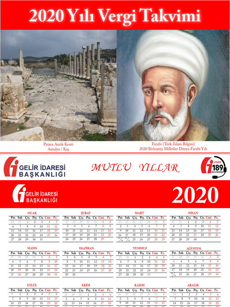 Vergi Takvimi 2020 | PDF