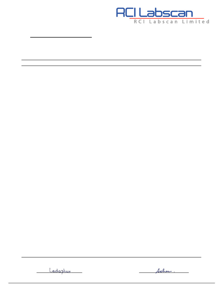 Lab Scan Rci Bangkok | PDF