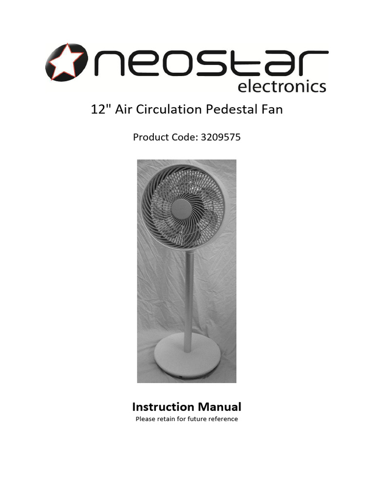IM Neostar 10 Inch Fan | PDF