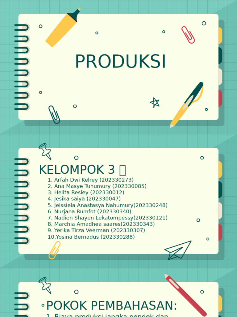 Produksi 2 | PDF