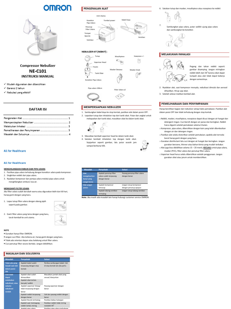 Usage Manual Omron NE C101 | PDF