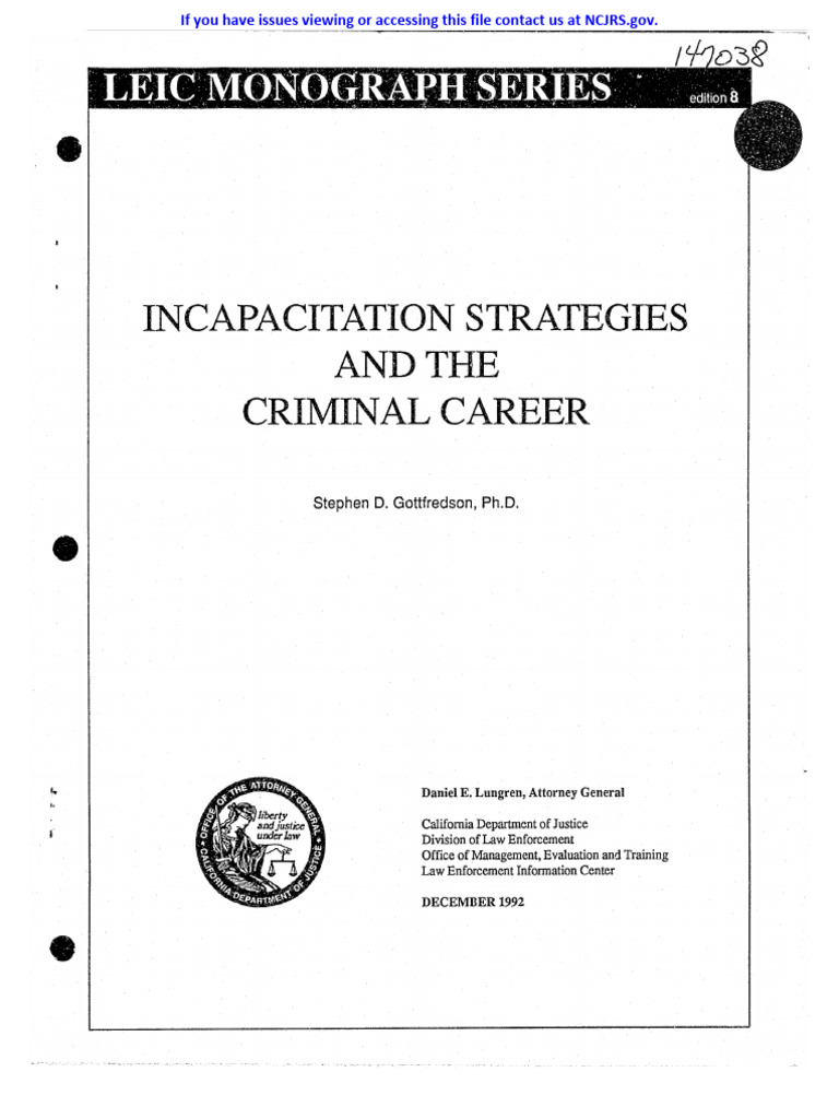 Incapacitation | PDF