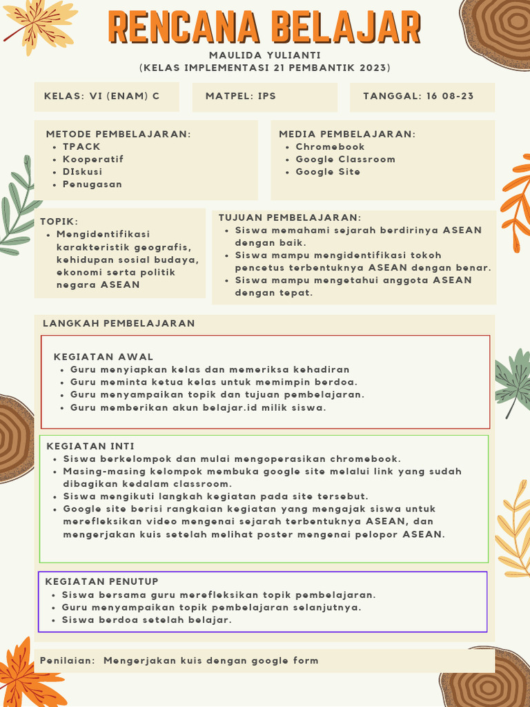 Rencana Implementasi Pembelajaran Digital | PDF