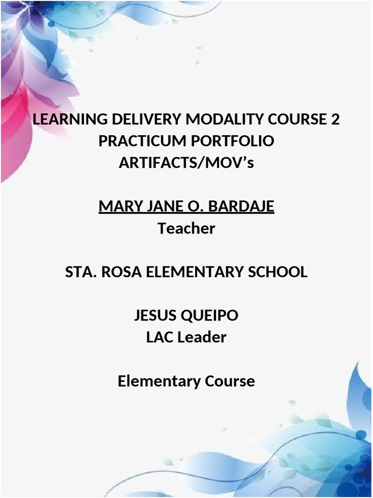 Mary Jane-O.-Bardaje - LDM - 2 - For - Teachers | PDF
