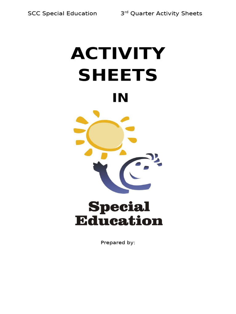 SPED-Activity-3rd-1 | PDF