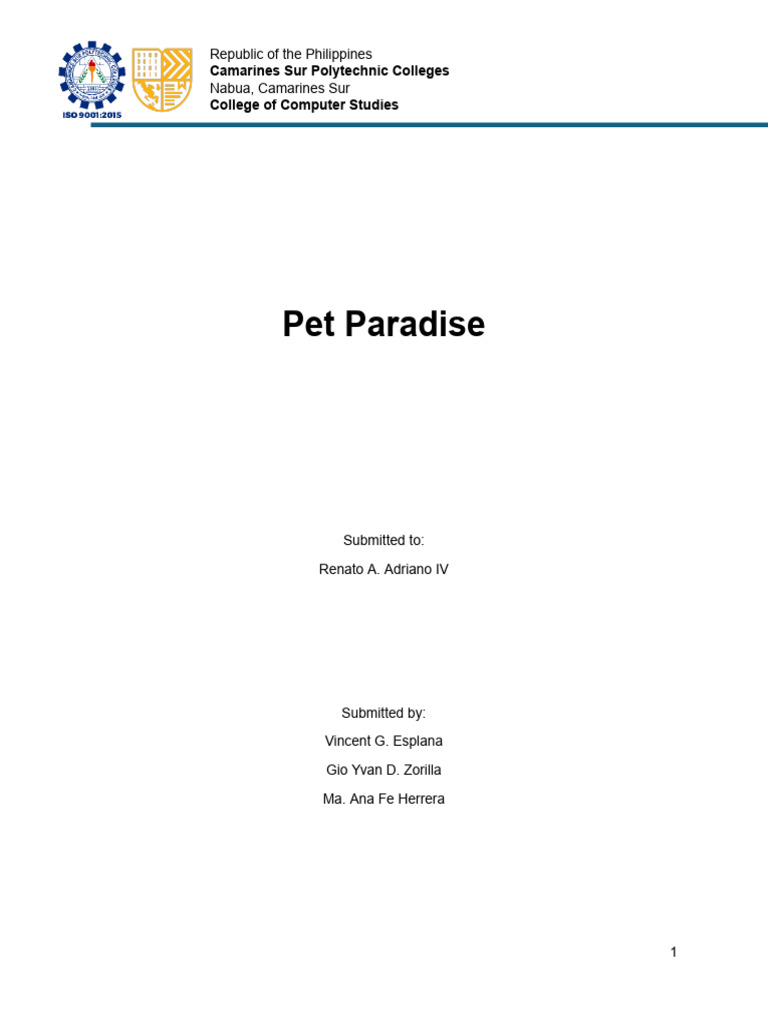 Final Project Documentation | PDF