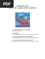 Pearson VUE - Find A Test Center | PDF