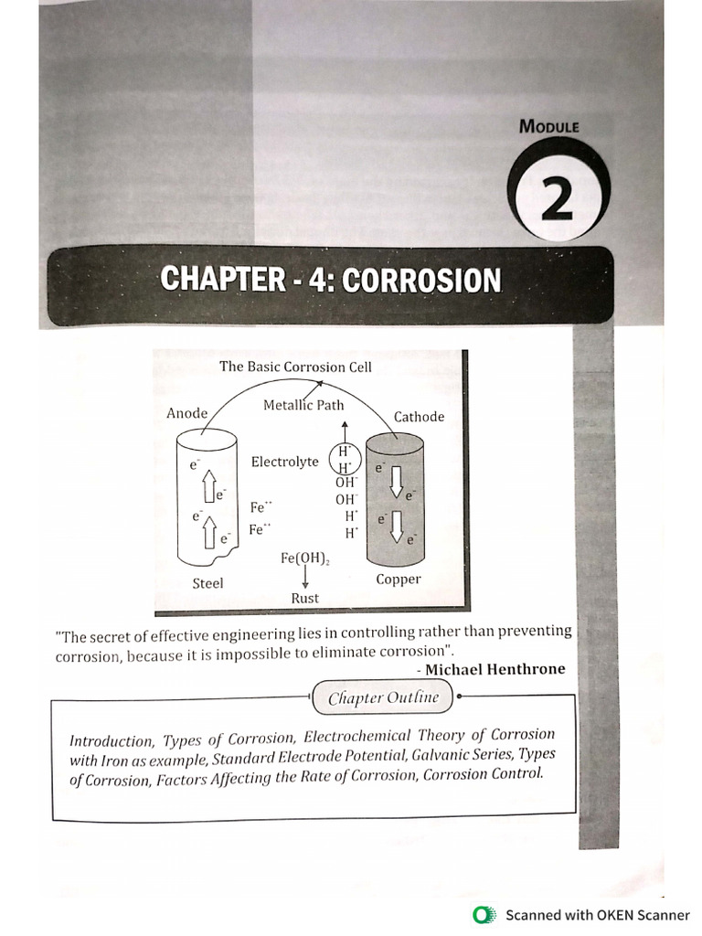 Corossion Chemistry EEE | PDF