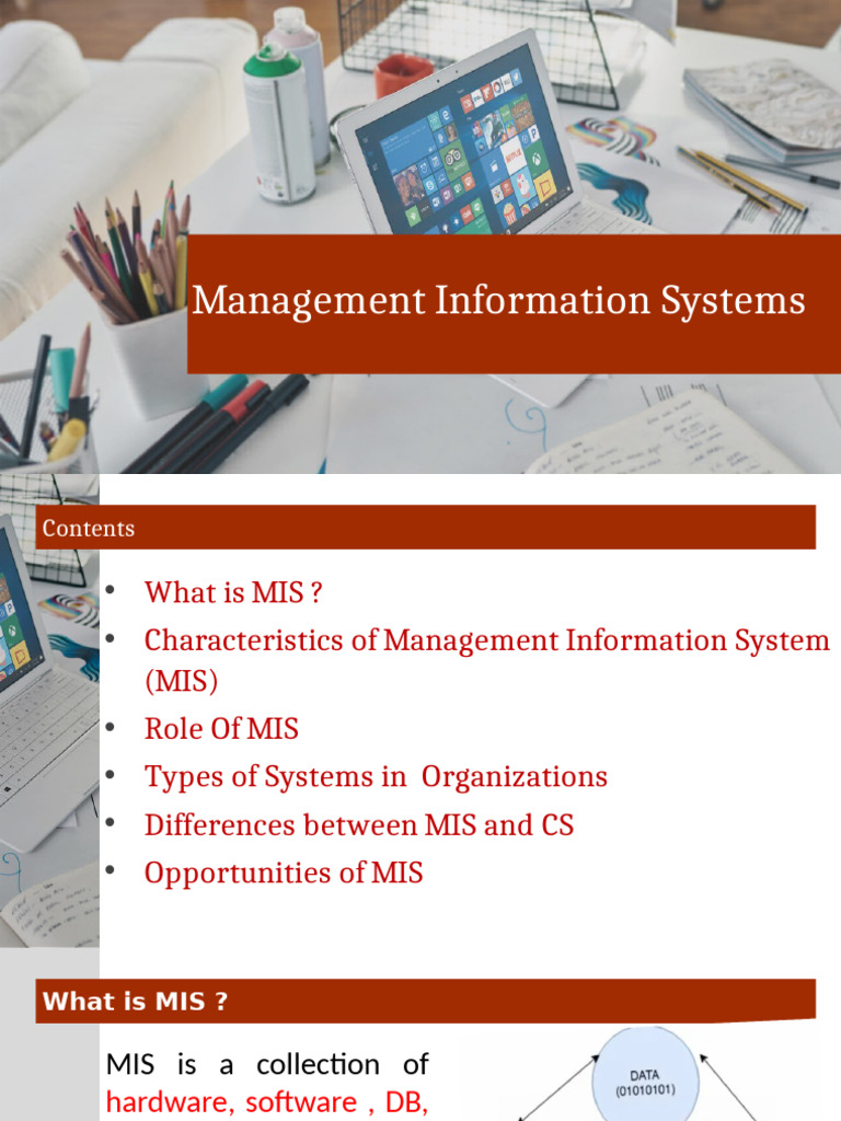 01 Introduction To MIS | PDF | Management Information System | Information