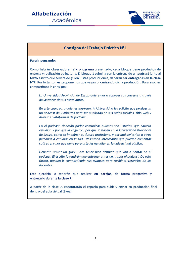 Consigna TP 1 - 2024 | PDF