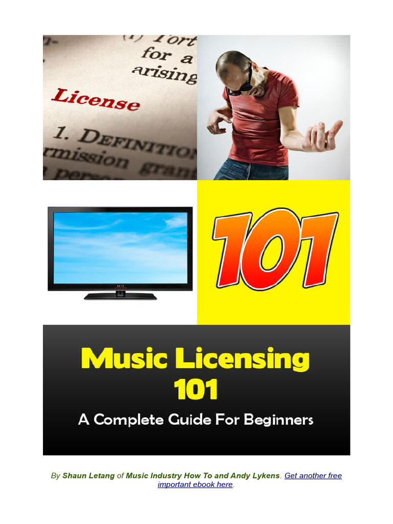 Music Licensing 101 For Beginners | PDF