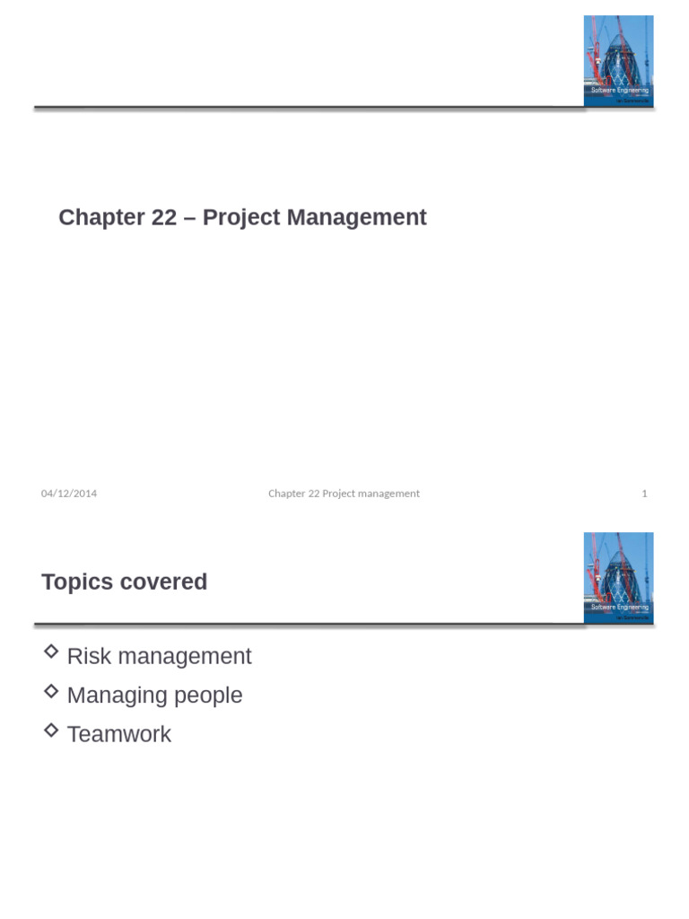 Ch22 Project Management | PDF