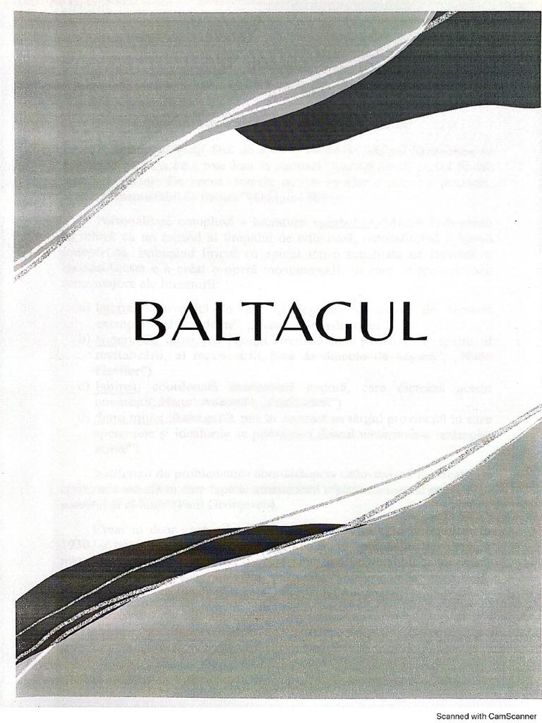 Baltagul | PDF
