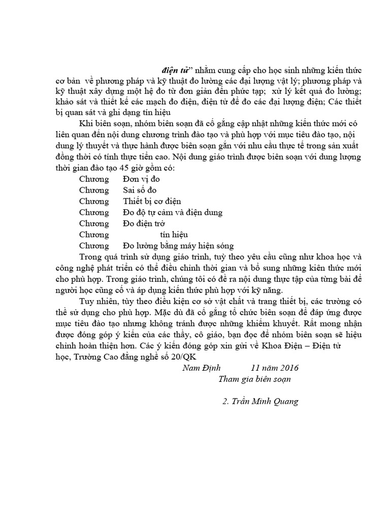 Tailieuxanh Do Luong Dien Tu 0618 | PDF