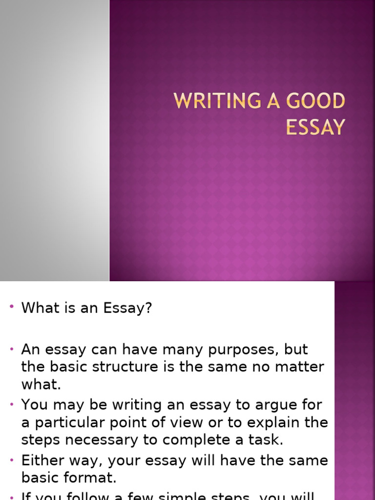 Essay Writing Intro | PDF