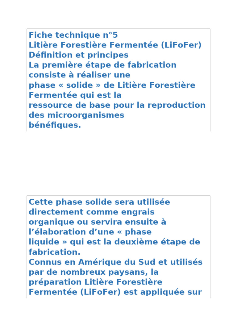 Fiche Technique LiFoFer - Copie - Copie | PDF