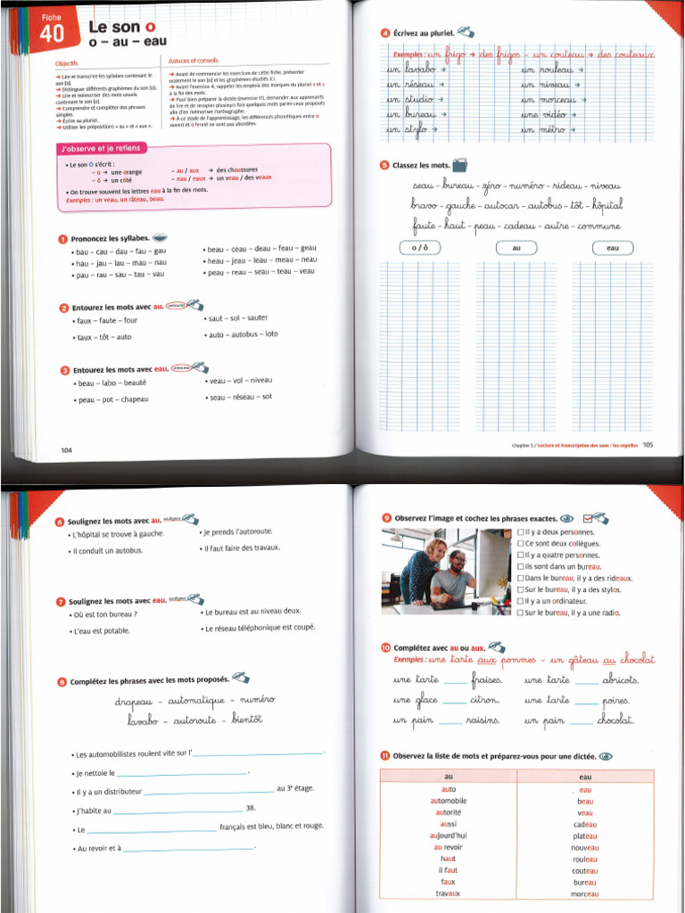 Lire Et Écrire en Français - Chap 5 - Lecture Et Transcriptions Des ...