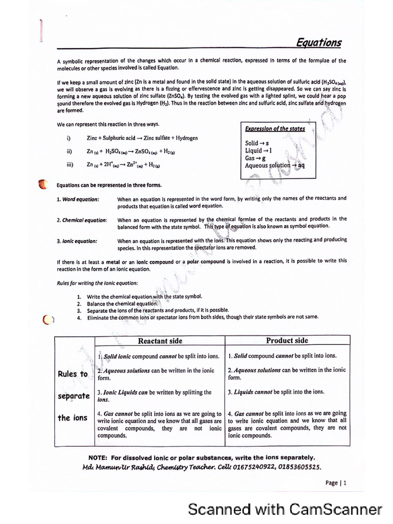 3) Half Equations | PDF