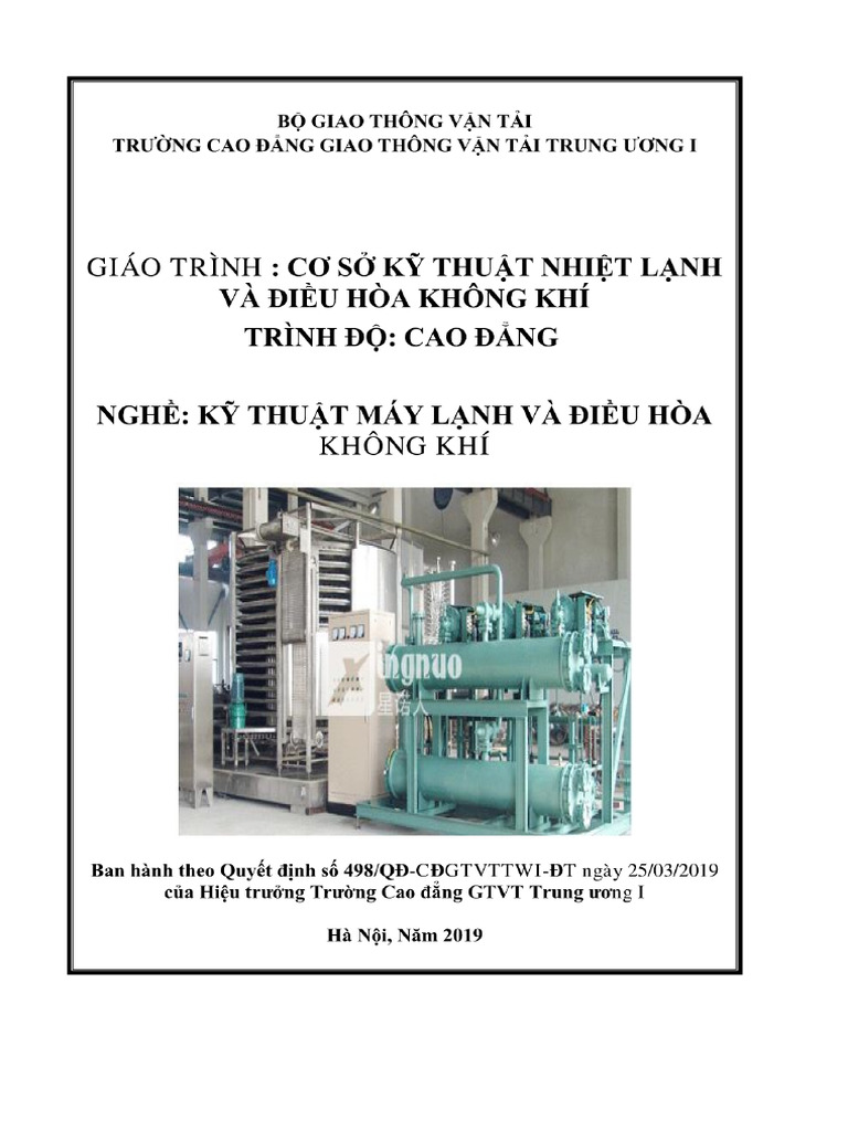 Tailieuxanh Extract Pages From Giao Trinh Co So Nhiet Lanh Va Dieu Hoa Khong Khi p1 8152 7352 | PDF