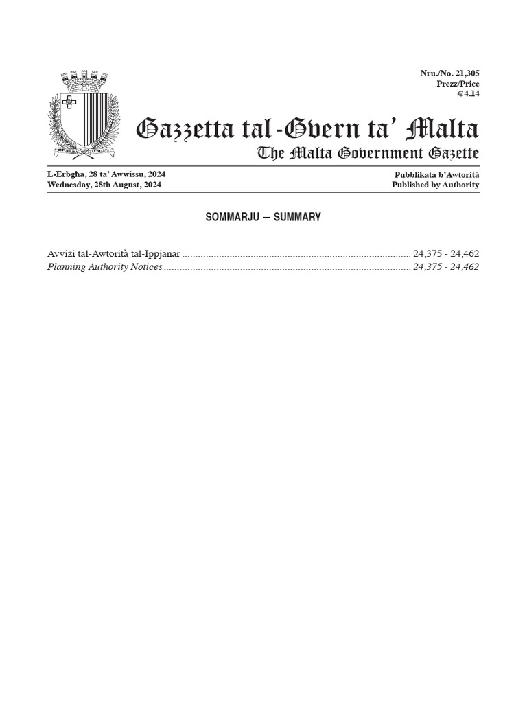 Government Gazette - 28th August PA | PDF