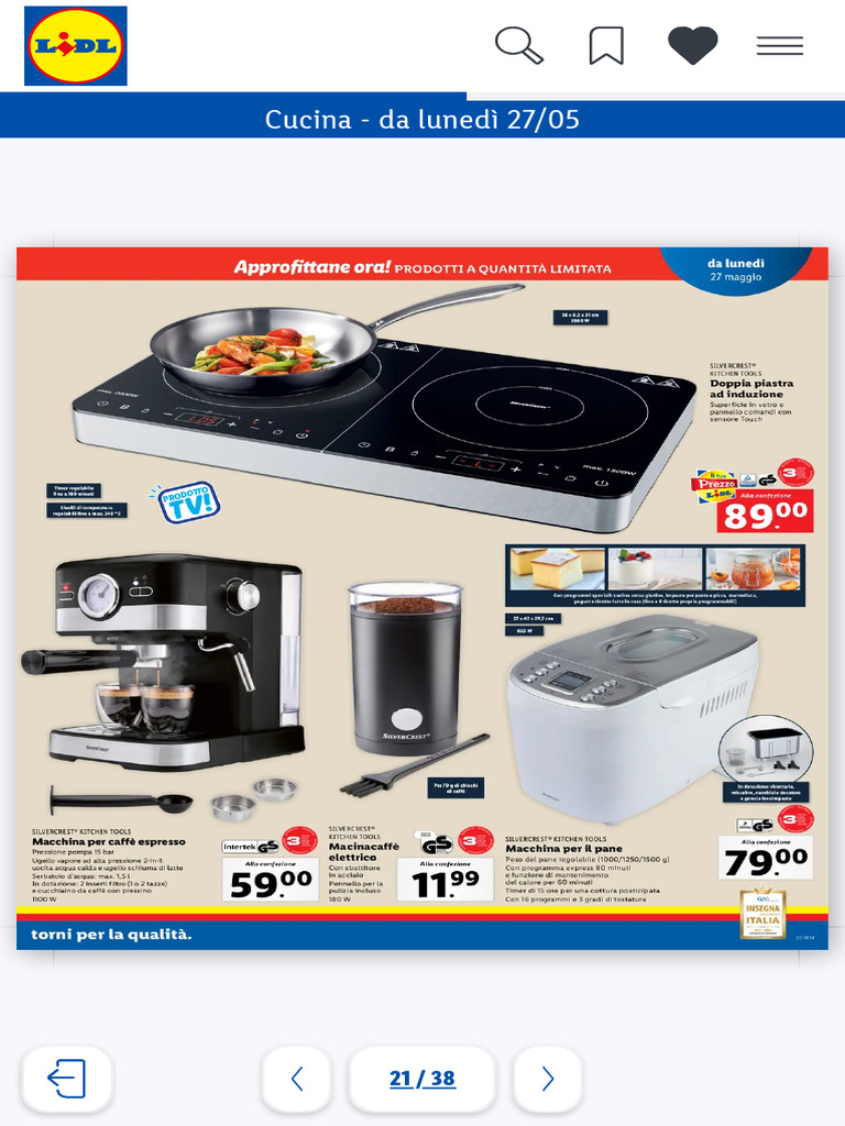Offerte Valide Dal 2705 Al 0206 Volantino Settimanale - Lidl Italia ...