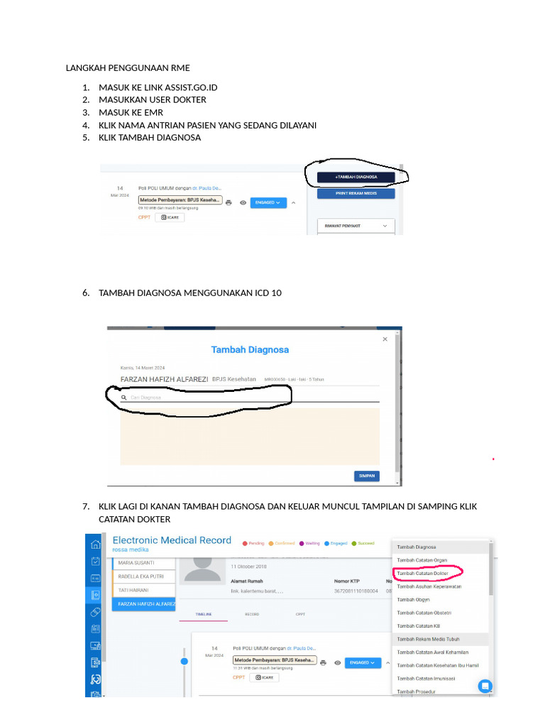 Langkah Penggunaan Rme | PDF