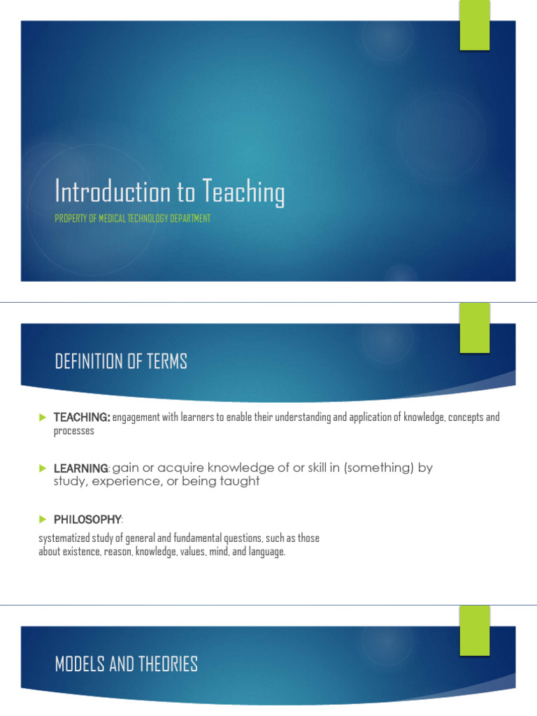 Nu-Moa - Psthe l1 - Introduction To Teaching | PDF
