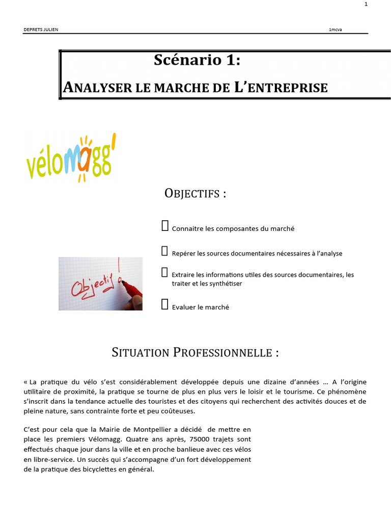 Chapitre 1 Élève - Doc Etude de Marche | PDF