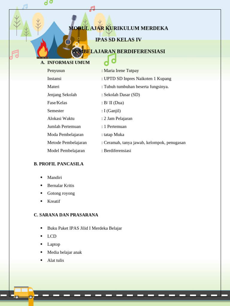 Modul Ajar Kurikulum Merdeka | PDF